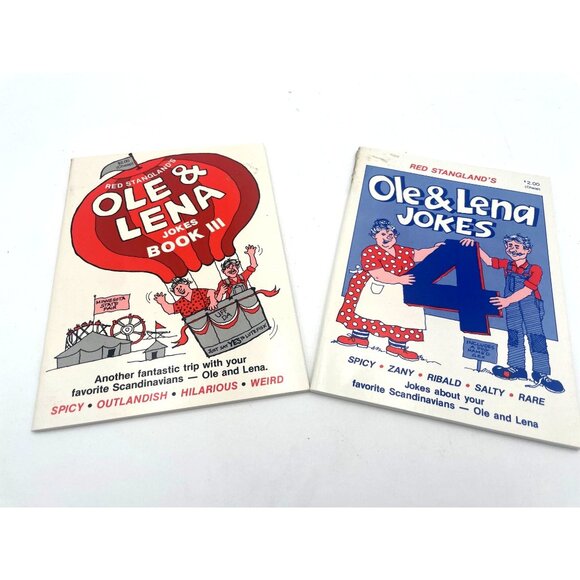 Red Stangland | Other | Ole Lena Jokes Books Iii Iv By Red Stangland ...